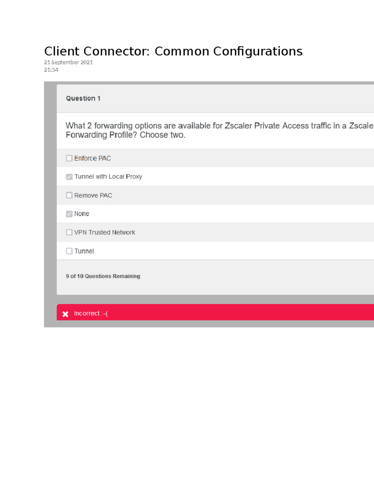 Client Connector Common Configurations - Financial accounting - Studocu
