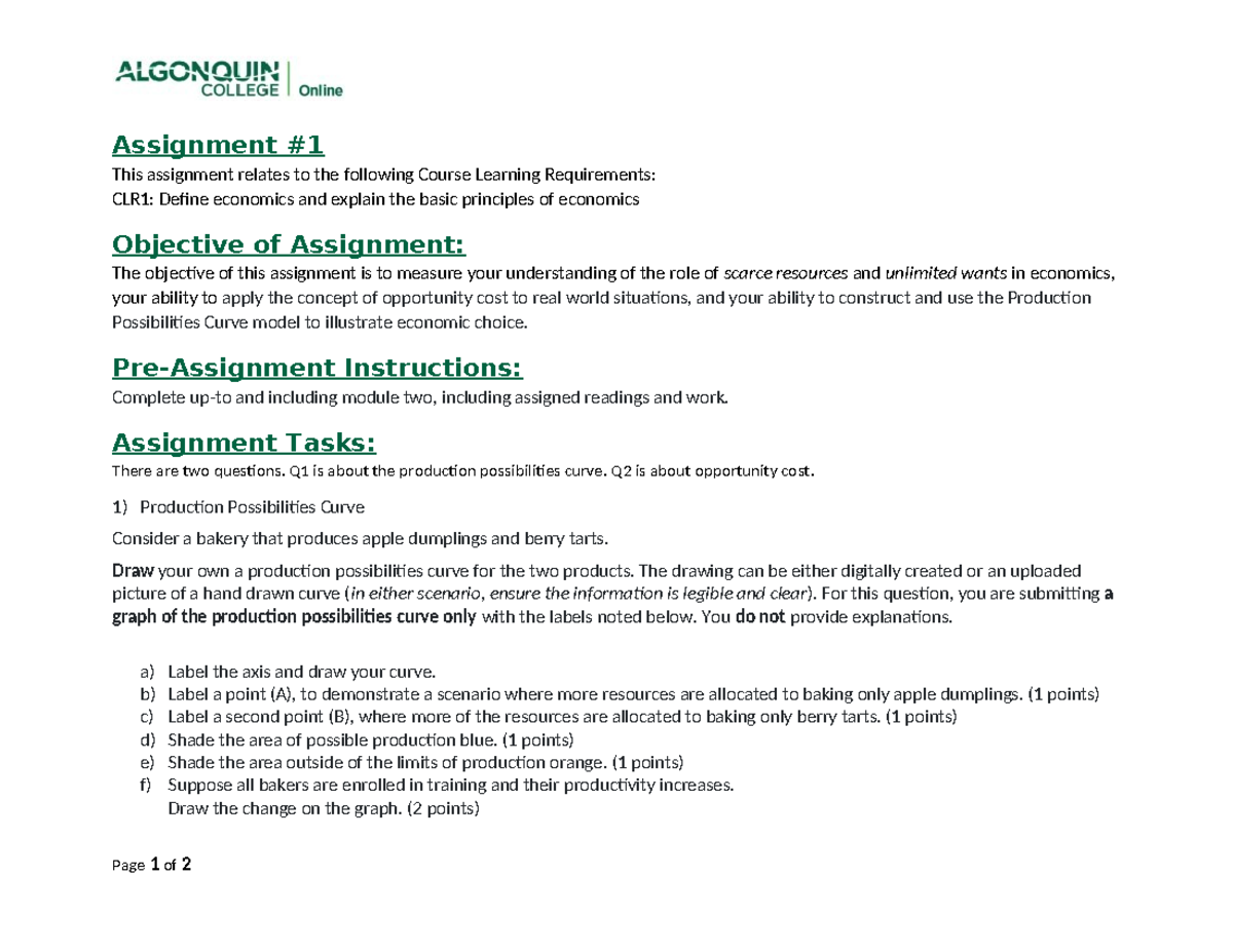 Assignment #1 - F24 - plz - Assignment This assignment relates to the ...