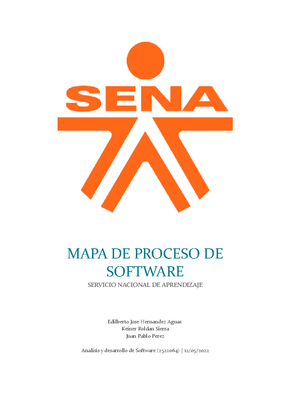 MAPA DE Proceso DE Software - MAPA DE PROCESO DE SOFTWARE SERVICIO ...