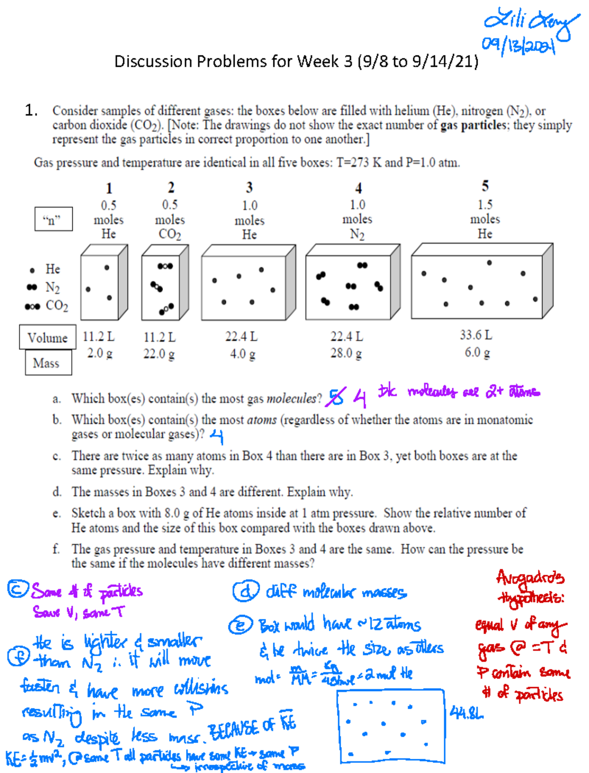 Week 3 Challenge Probs 1 - Discussion Problems for Week 3 (9/8 to 9/14 ...