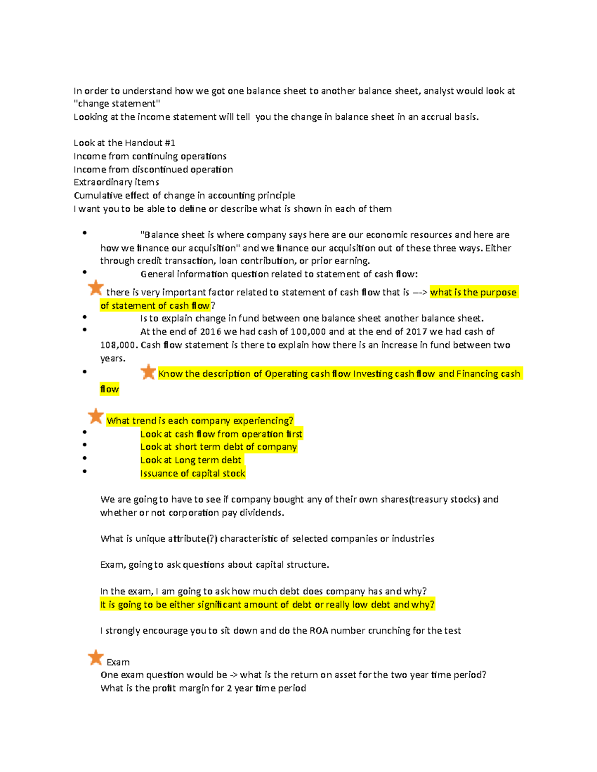 ROA note - note for ROA - - Studocu