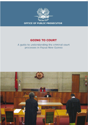 (5.27701).Trial Practice Criminal Procedure - THE UNIVERSITY OF PAPUA ...