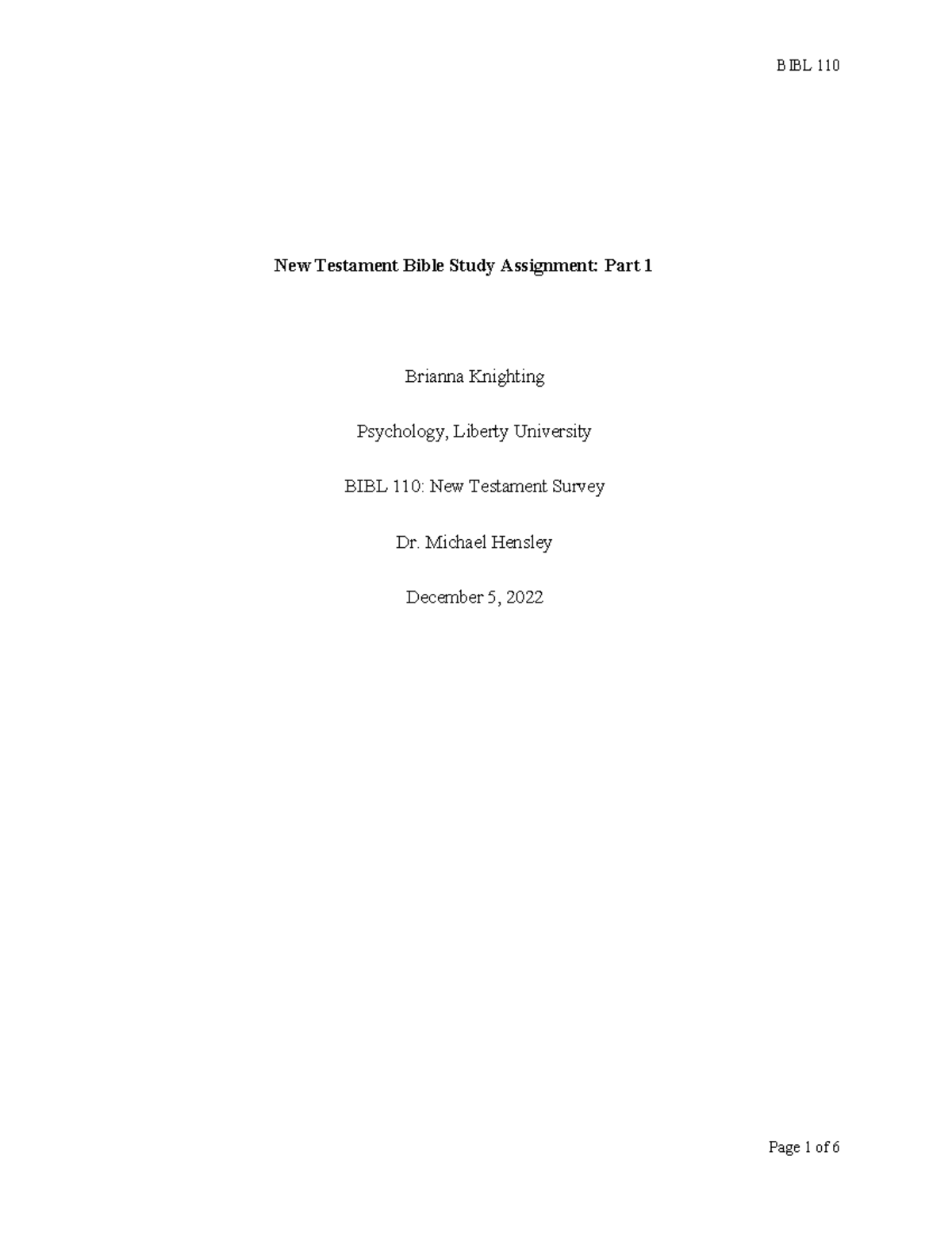 New Testament Bible Study test - New Testament Bible Study Assignment ...