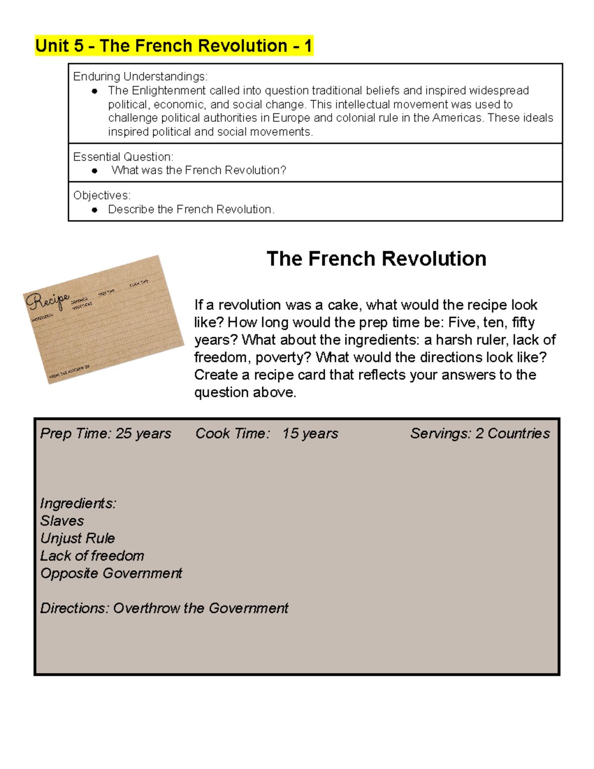 French Revolution - This intellectual movement was used to challenge ...