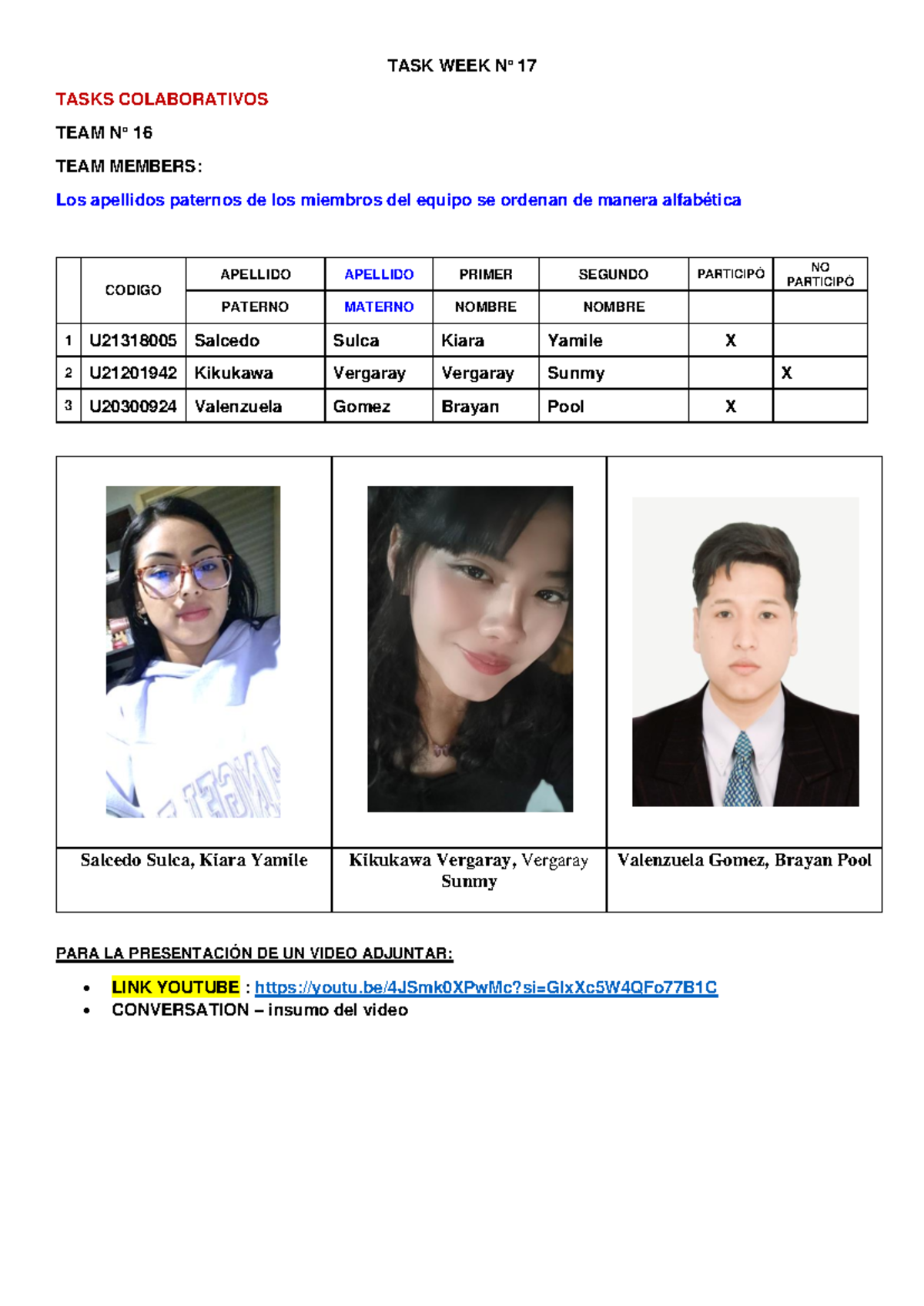 WEEK18 Task My worst sport experience (Part 2) - TASK WEEK N° 17 TASKS COLABORATIVOS TEAM N° 16 ...