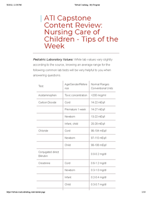 Growth and Development Infant Active Learning Template - ACTIVE ...
