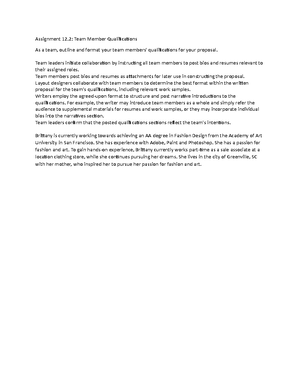 Assignment 5.1 Mock Interview - Assignment 5: Mock Interview Anticipate three difficult ...