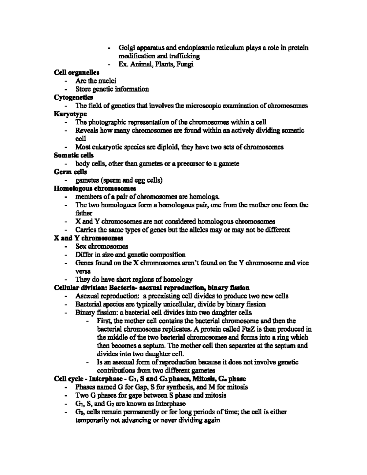 Genetics Review Sheet 1 pg5 - ANSC 305 - Studocu