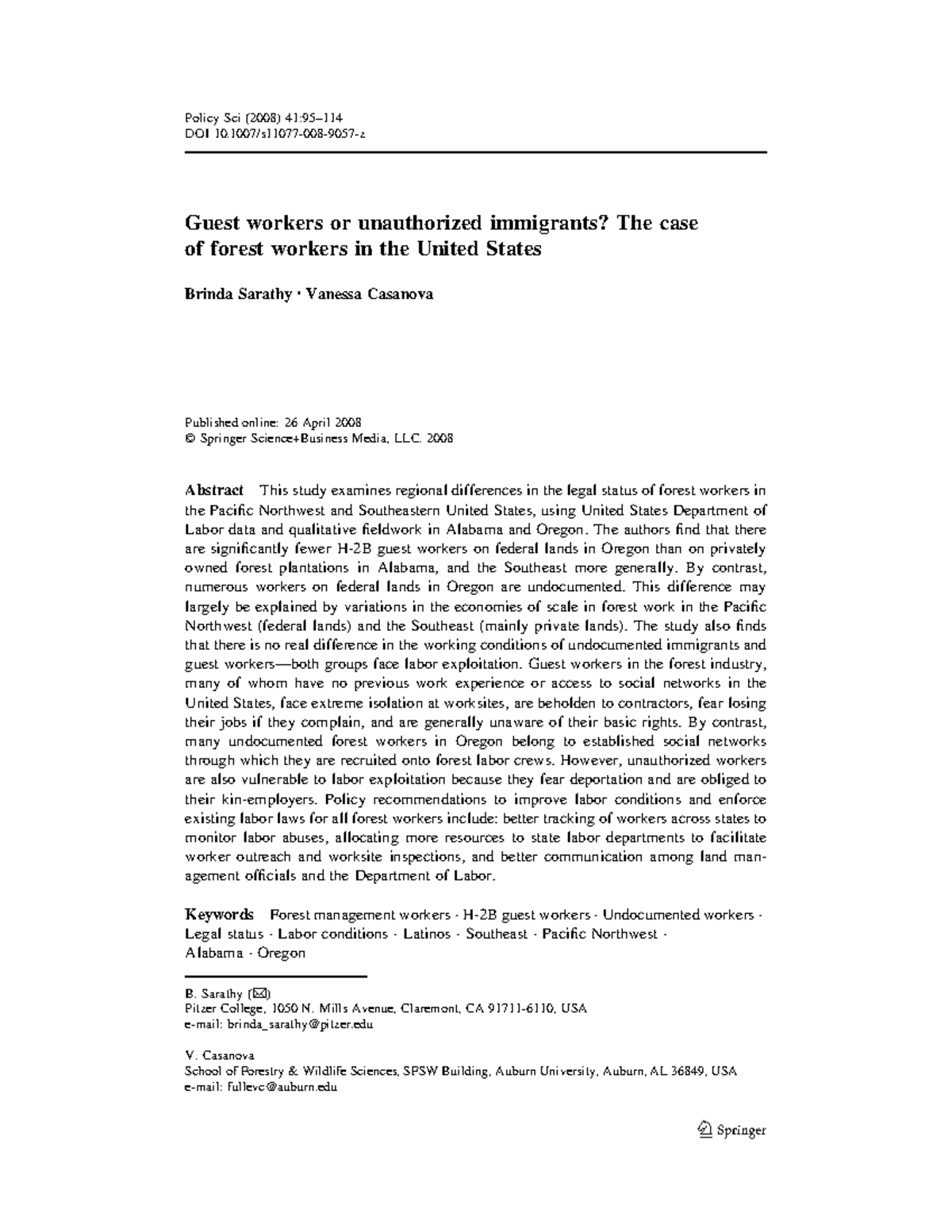 Guest Workers Article - Guest workers or unauthorized immigrants? The ...