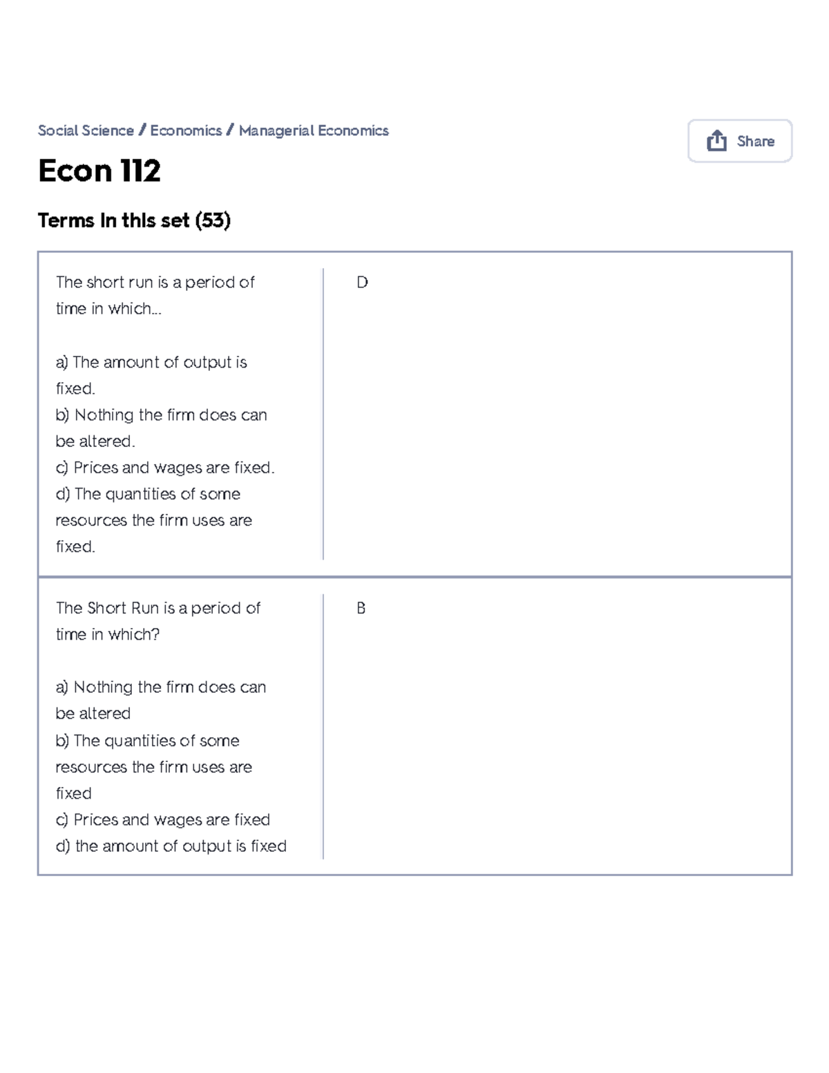 Econ 112 Flashcards Quizlet - Econ 112 Social Science Economics ...