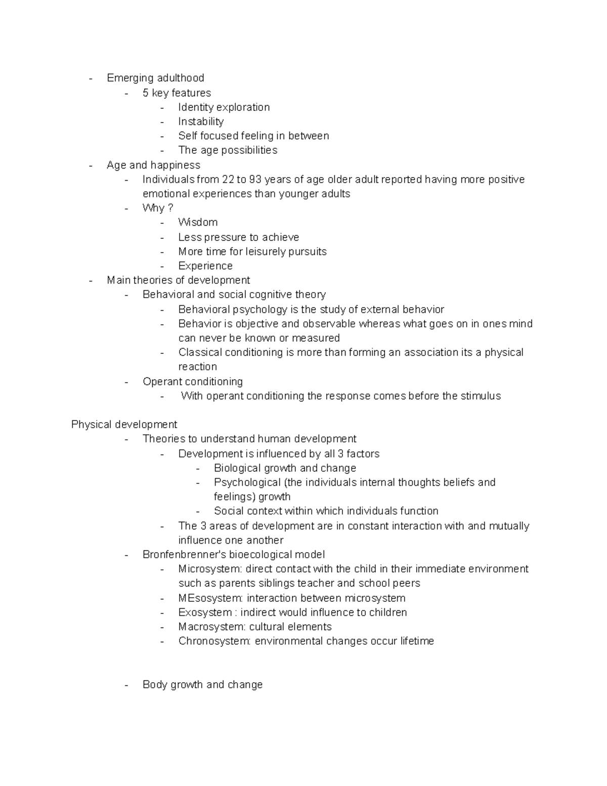 EDPS 270 - kim - Emerging adulthood 5 key features Identity exploration ...