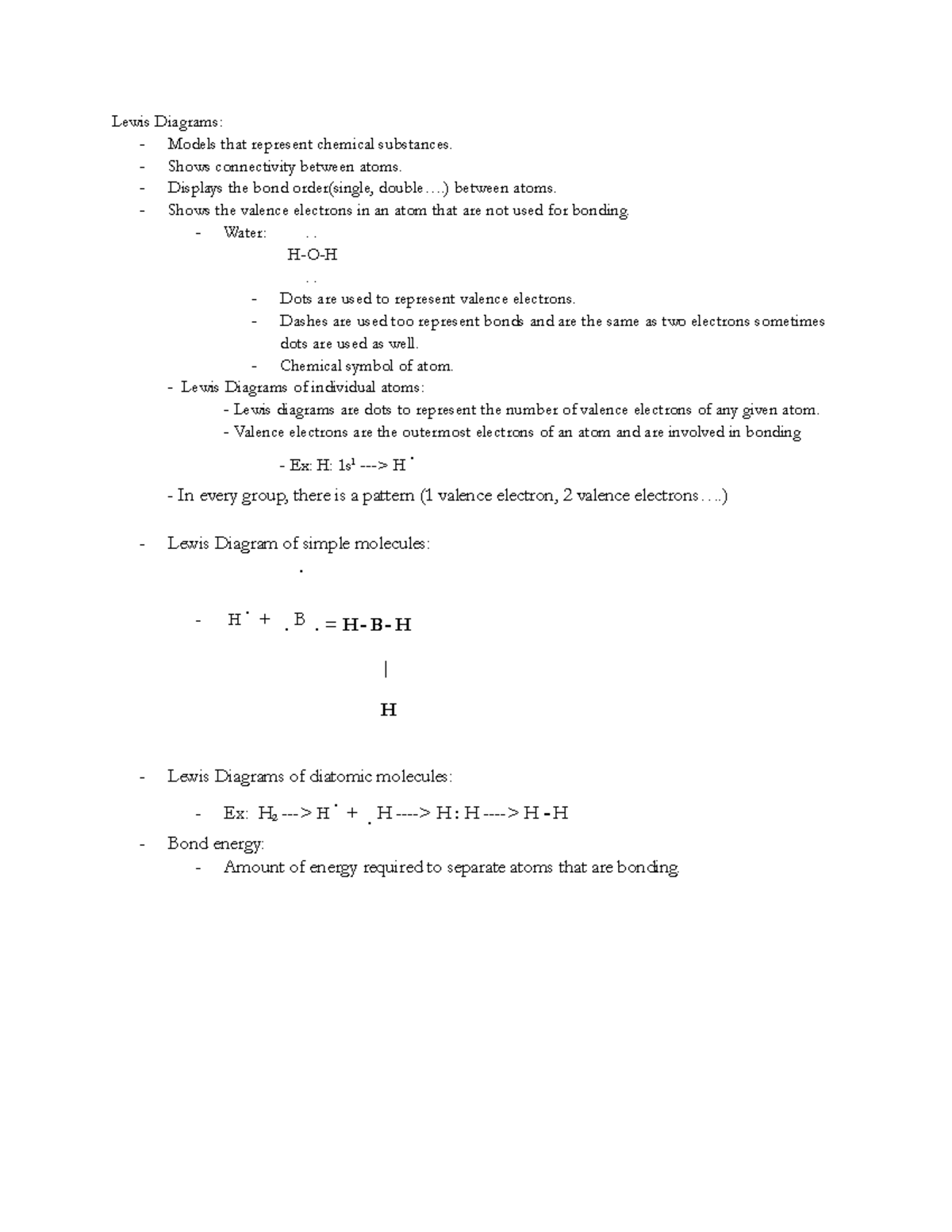 Lewis Diagram - Lewis Diagrams: - Models that represent chemical ...