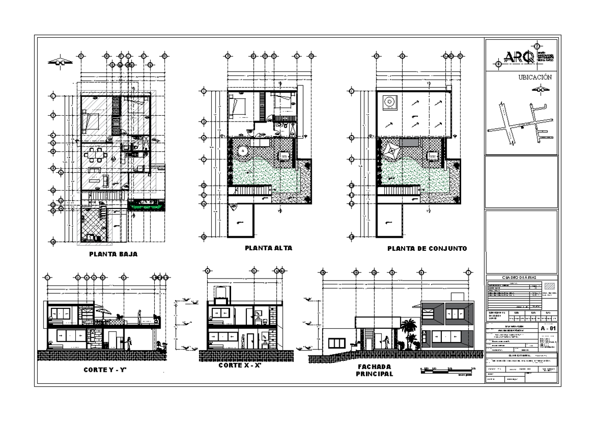 PLANO ARQUITECTÓNICO - RECÁMARA PRINCIPAL COCINA RECÁMARA NO. 1 BARRA ...