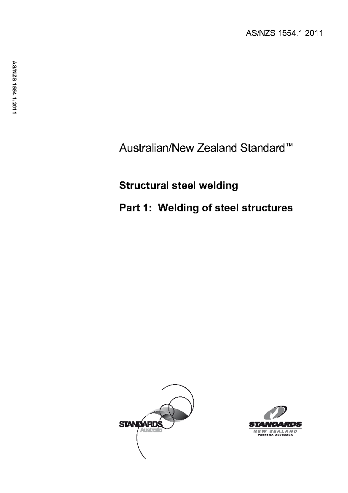 AS-1554 - pRO - Australian/New Zealand Standard™ Structural steel ...