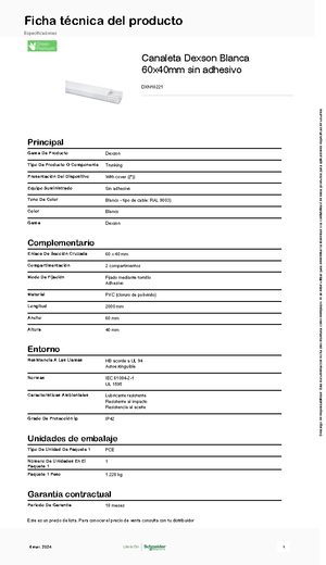 Schneider Electric Dexson DXN11101 - Accesorio Dexson Blanco Angulo ...