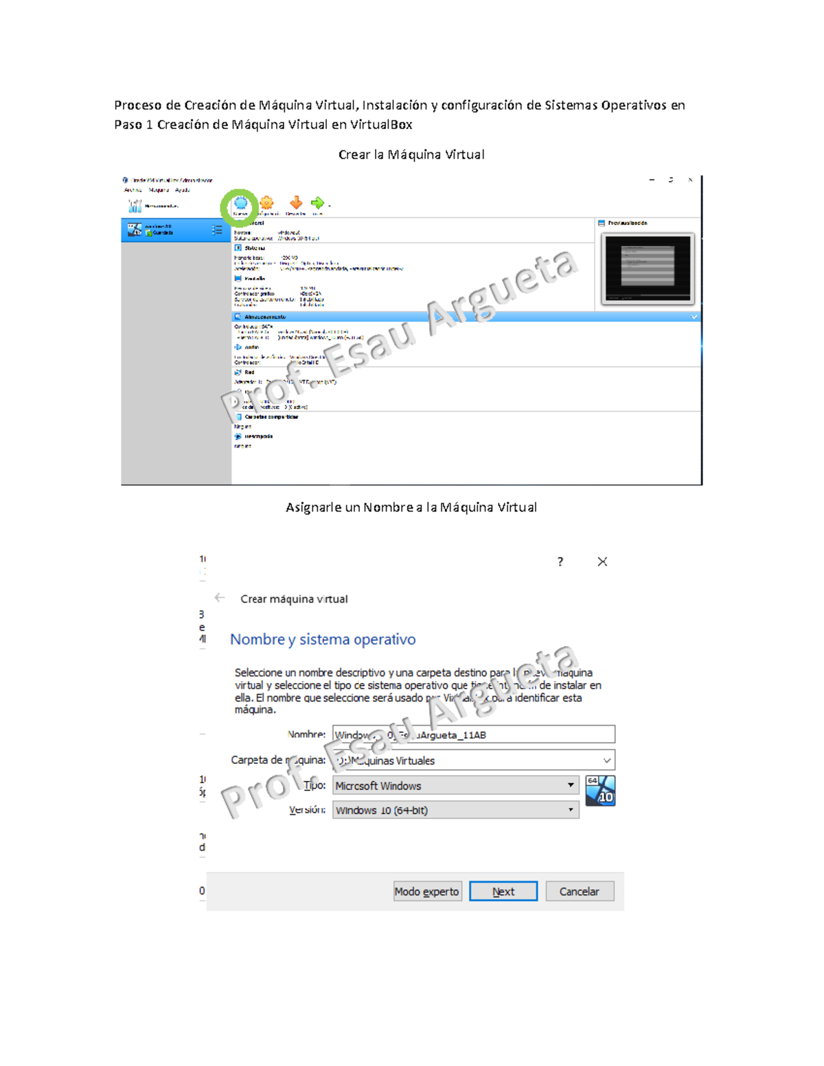 Proceso de Creación de Máquina Virtual - Proceso de CreaciÛn de M·quina ...