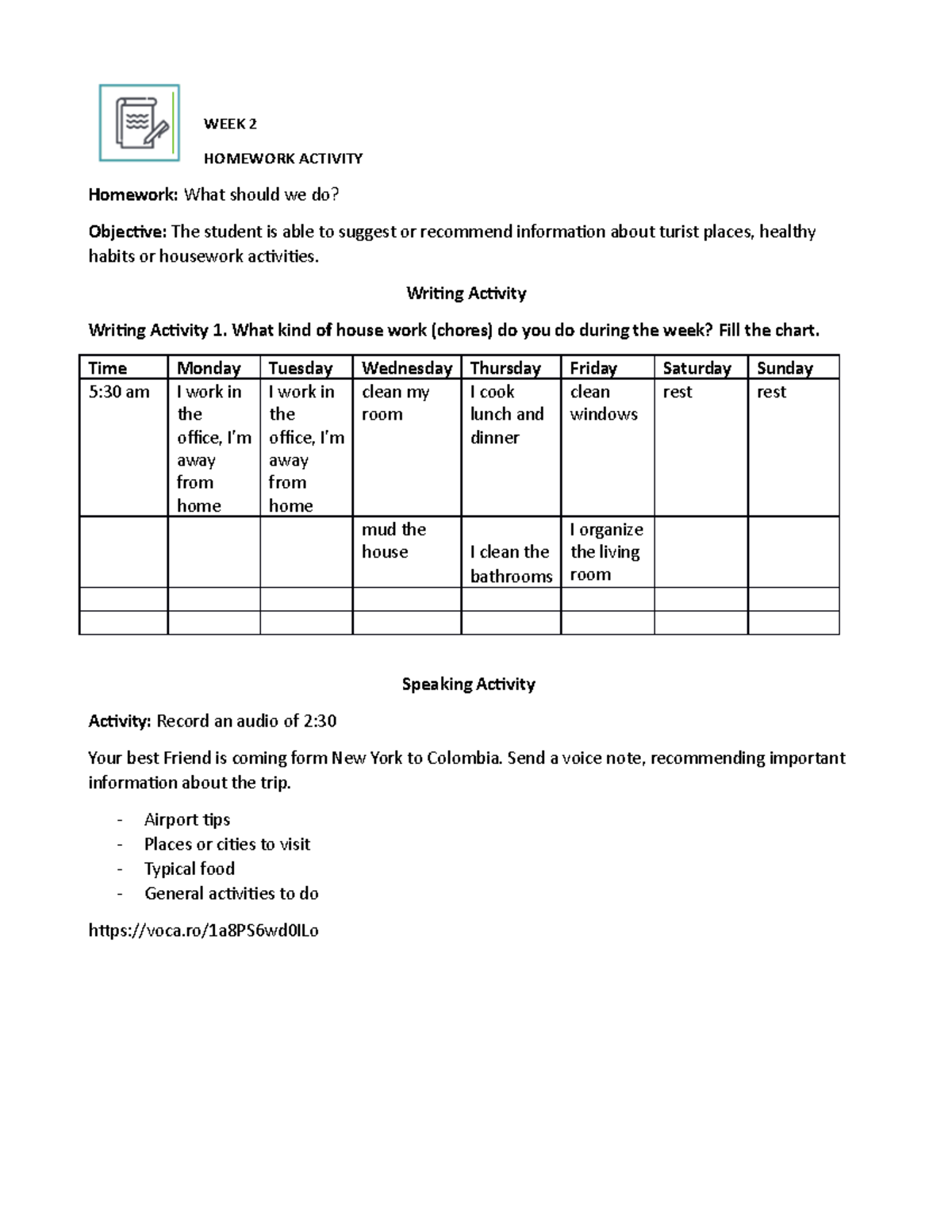 WEEK 2 - copia - aaaaaaaaaaaaaaaaaaaaaaaaaa - WEEK 2 HOMEWORK ACTIVITY ...
