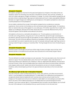 Color Fundamentals Module 9 Notes - Color Fundamental Notes: Module 9 ...
