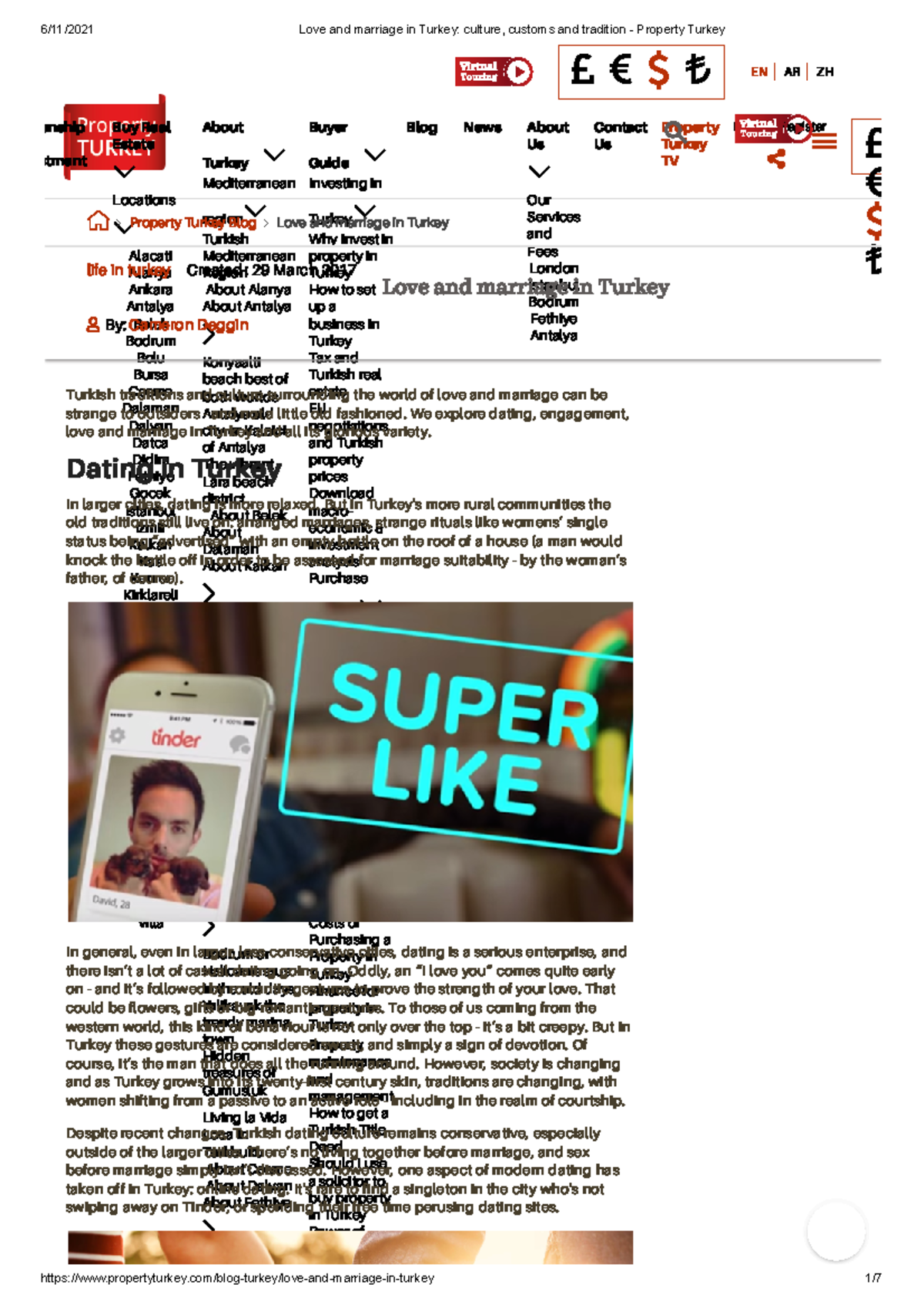 Love and marriage in Turkey culture, customs and tradition - Property ...