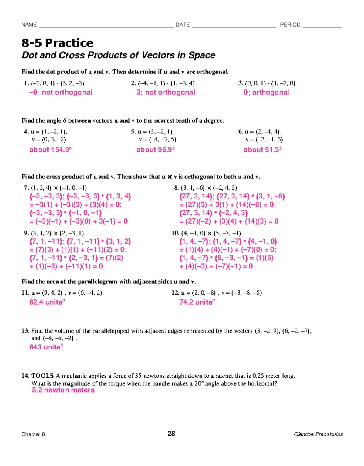 8-5 - pdf - Maths for Engineers Custom Book Source Book - NAME - Studocu