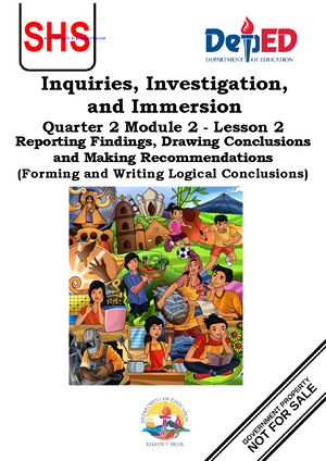 3is Q2 Module 1 - Practical Research Lectures - Finding the Answers to ...