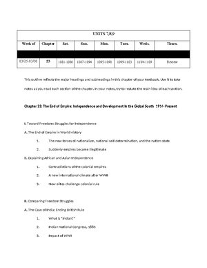 Ap world 8.6 study guide - 8 Unit Learning Objective Explain how ...