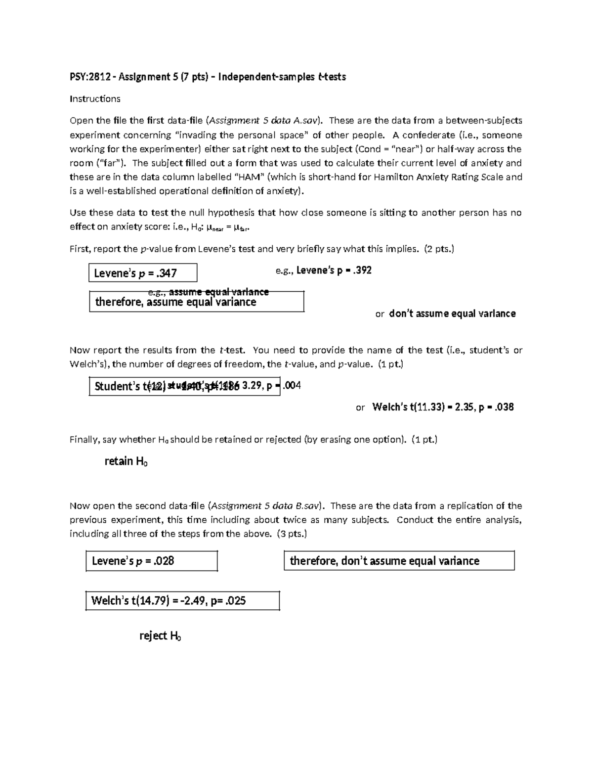 Assignment 5 RMDA - PSY:2812 - Assignment 5 (7 pts) – Independent ...