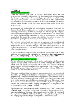 Concept of ROC and ROB business entities and the differences - The type ...