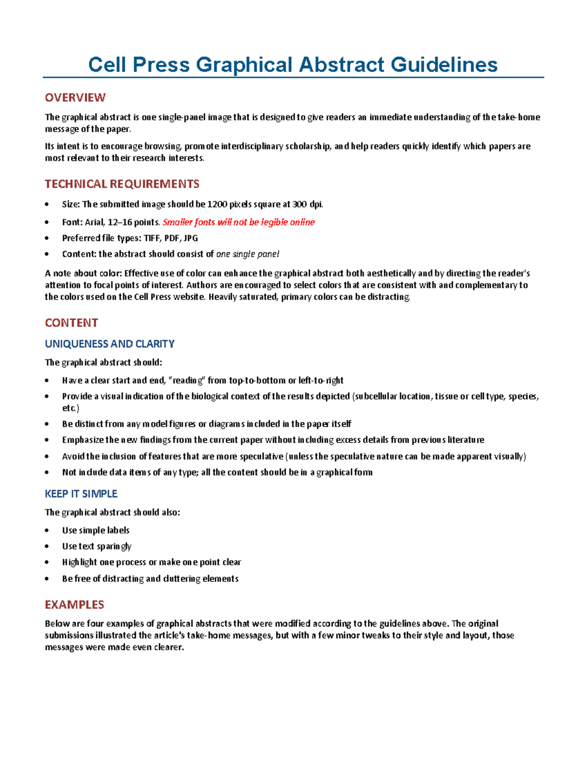 GA guide - asdf - Cell Press Graphical Abstract Guidelines OVERVIEW The ...