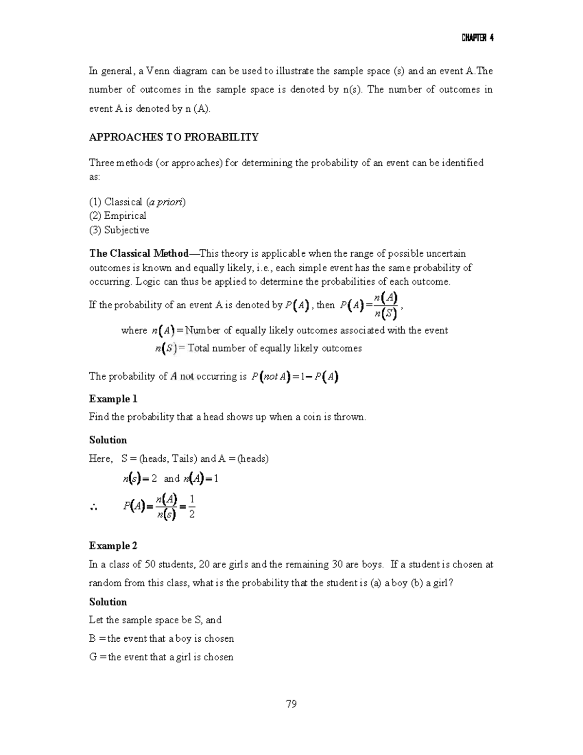 Probability and Probability Distribution - In general, a Venn diagram ...
