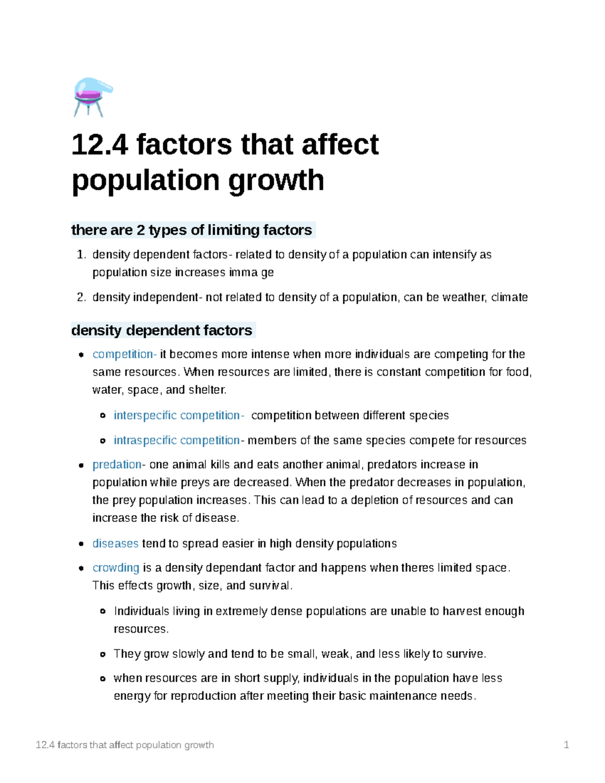chapter 12.4 factors that affect population growth - 12 factors that ...