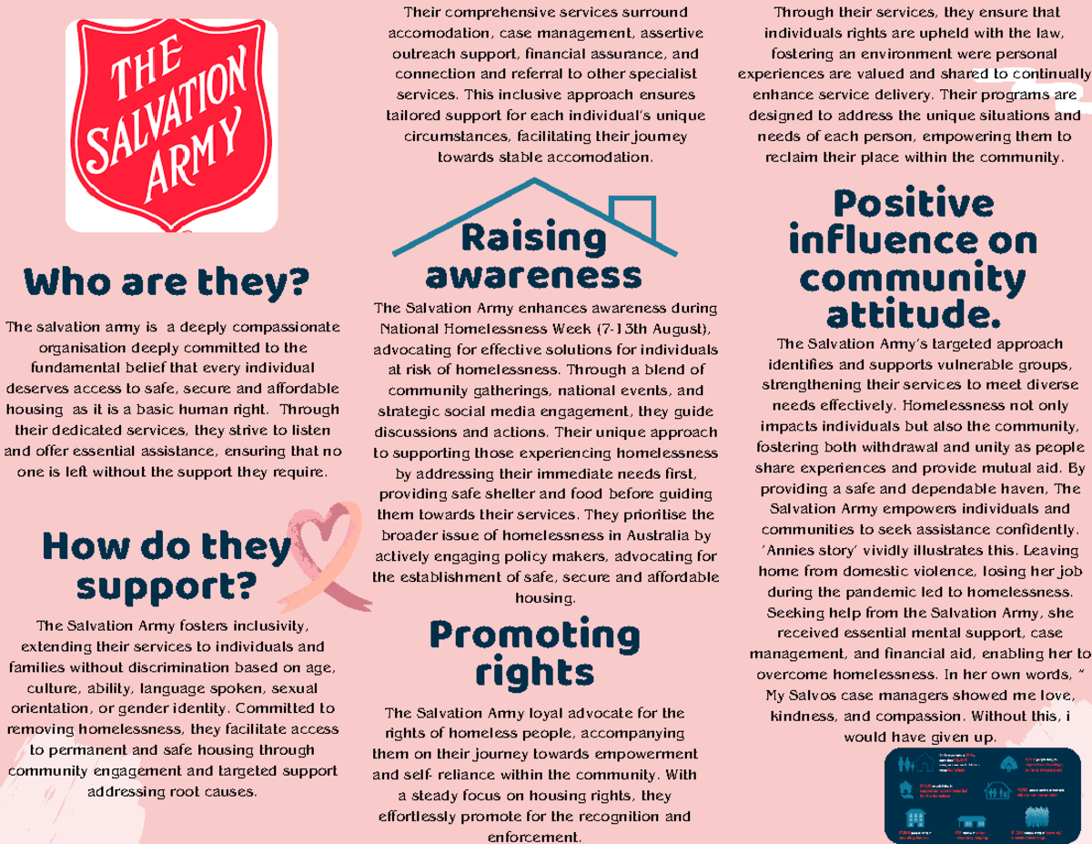 Blue Brushes Creative Tri-Fold Brochure - The Salvation Army enhances ...