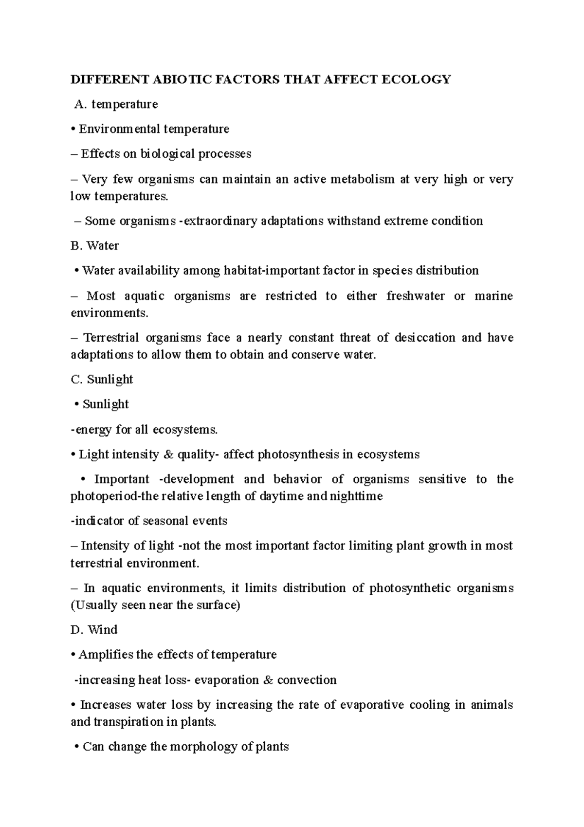 Different Abiotic Factors THAT Affect Ecology Principles Of Ecology different-abiotic-factors-that-affect-ecology-principles-of-ecology
