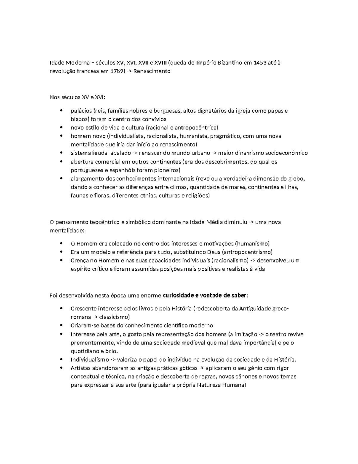 Cultura do Palácio - asddas - Idade Moderna – séculos XV, XVI, XVII e ...