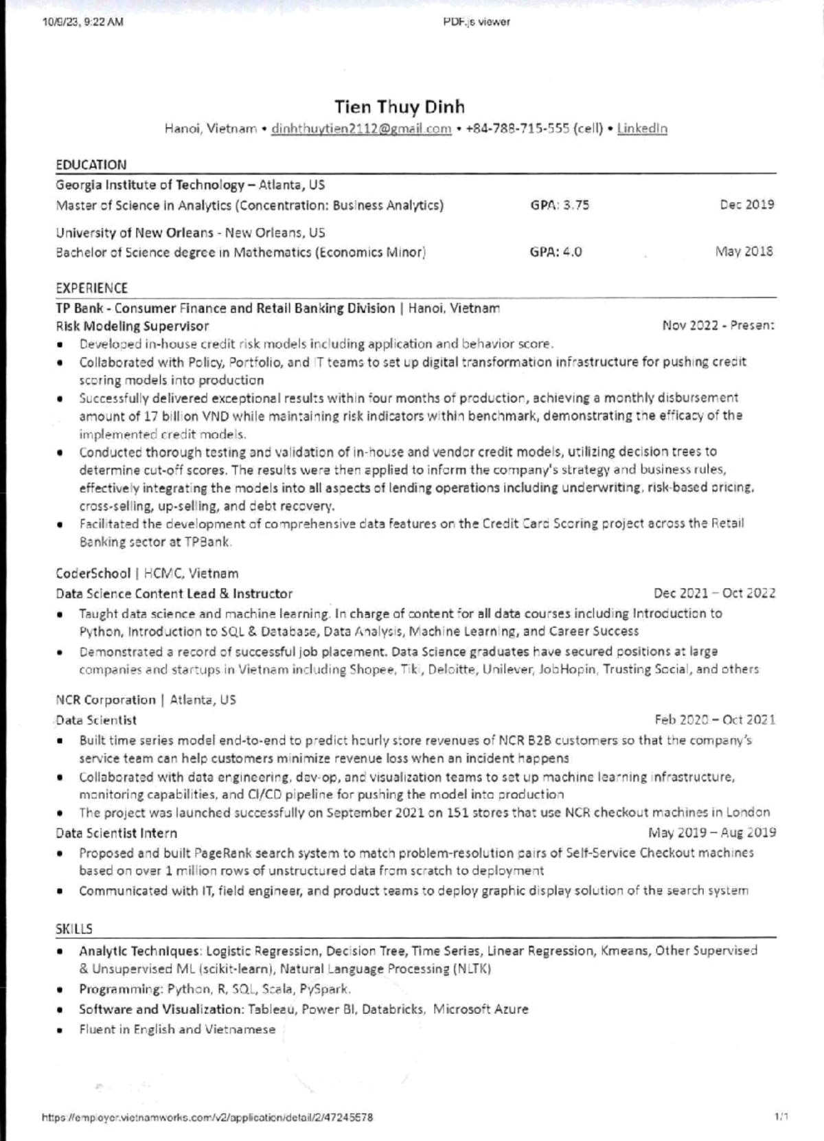 Dinh-Thuy-Tien - De thi - Định giá tài sản - Studocu