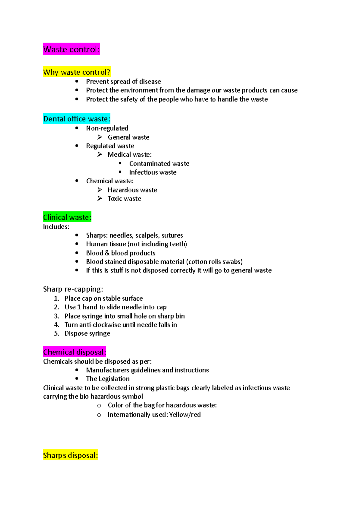 Waste control management - Waste control: Why waste control? Prevent ...