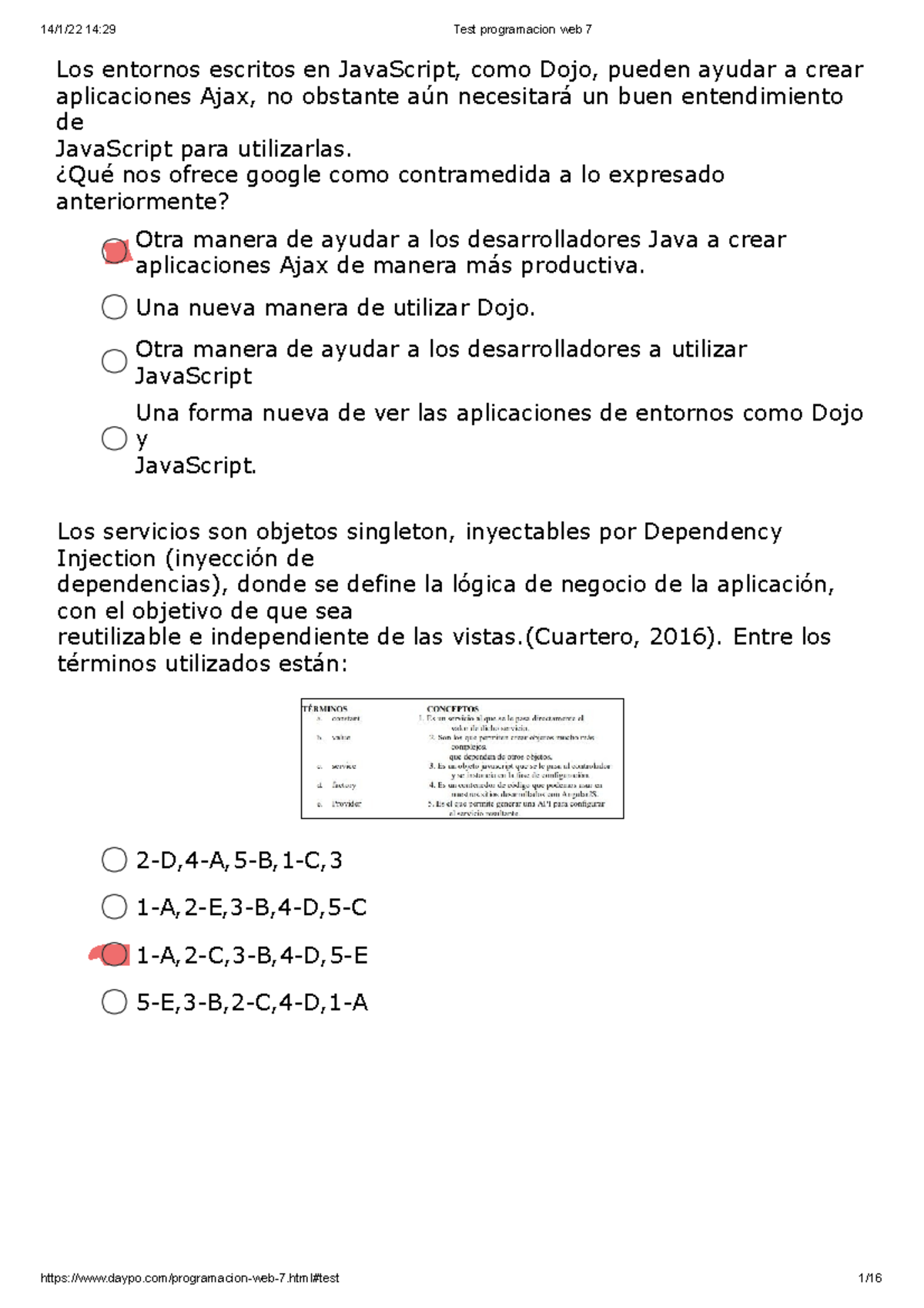 Test programacion web 7 - Los entornos escritos en JavaScript, como ...