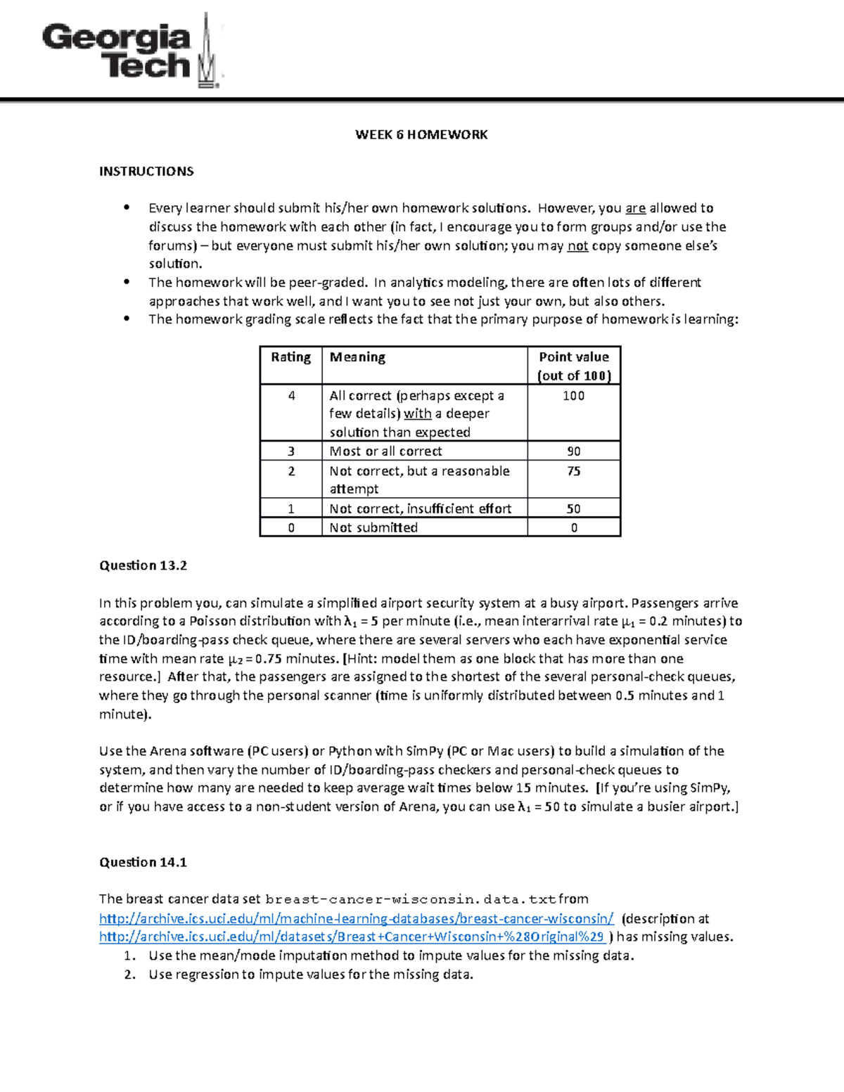 Week 6 hw-summer - Homework for Linear Programming - WEEK 6 HOMEWORK ...