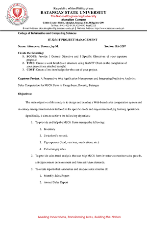 Final-Project-Documentation - TITLE OF THE PROJECT A Project Study ...