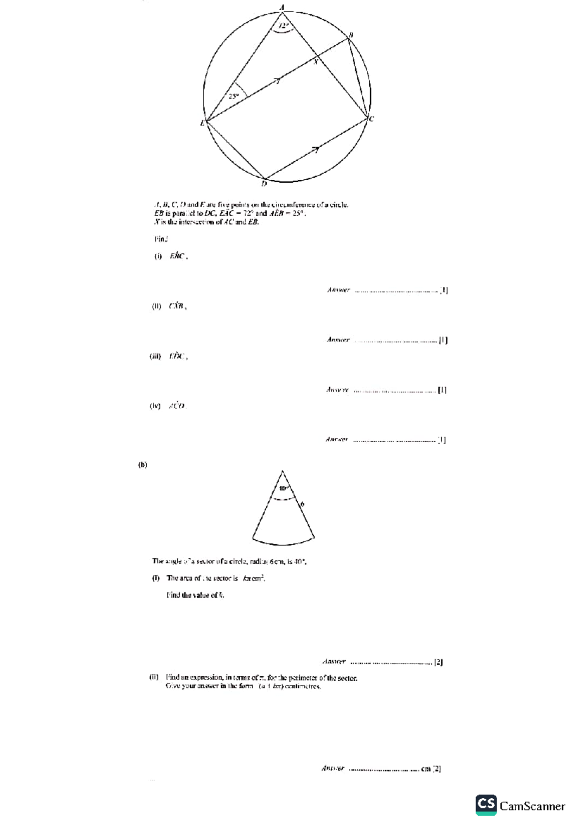 Maths Circle Theorems+Similarities - Mathematics - Studocu