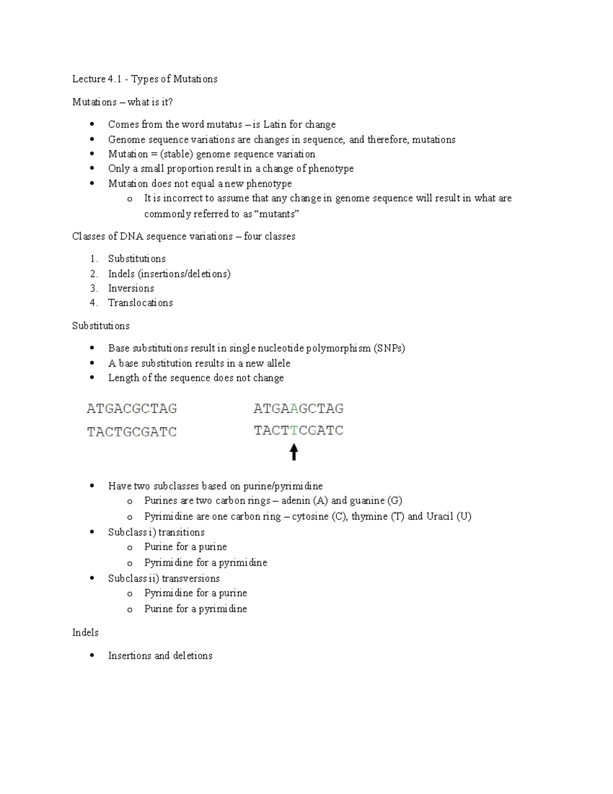 Week Four - Origin of Genome Sequence Variation and Application to Pets ...
