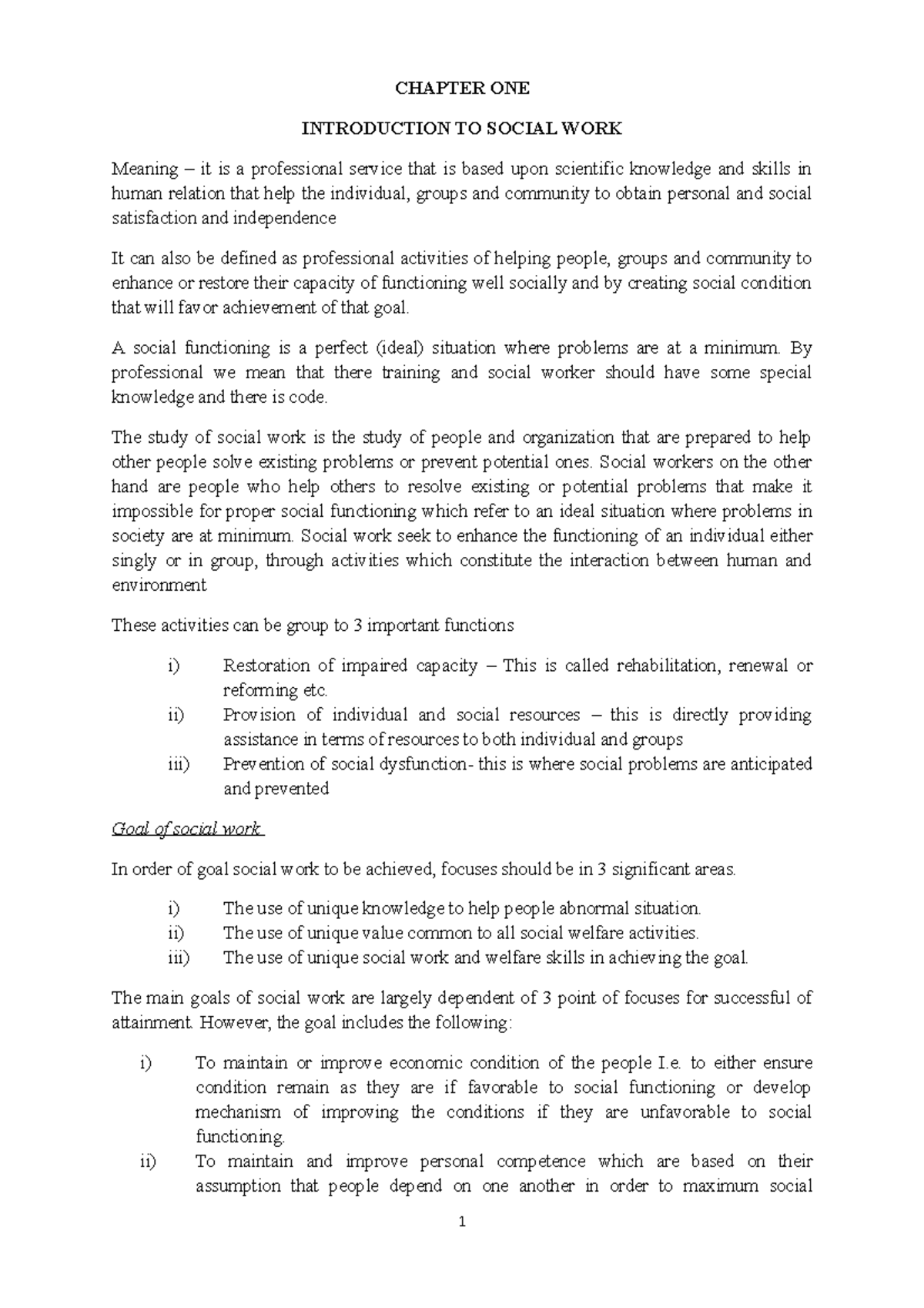 Social WORK - Education Science - UoEm - Studocu