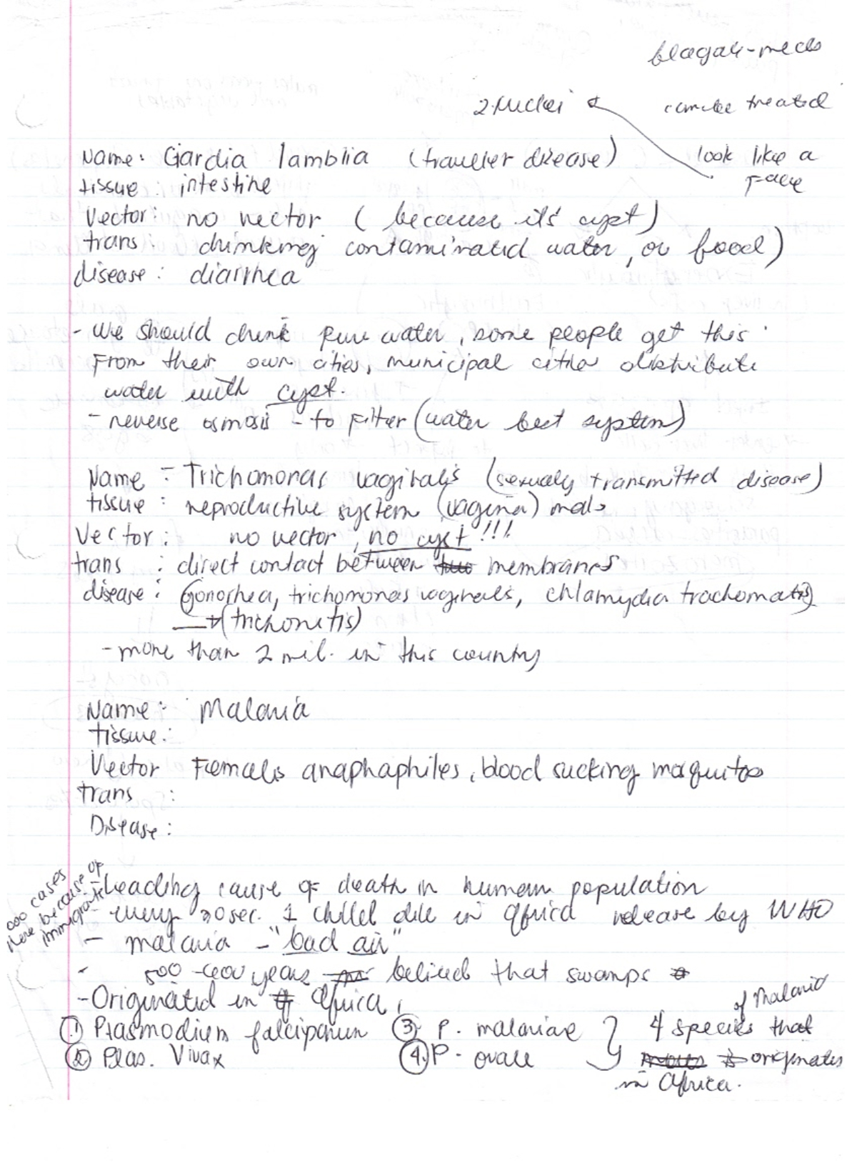 Labs For Micro - Lecture notes - 2 unclei camelee treated Name: Gardia ...