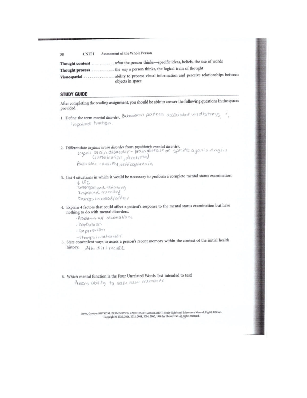 Workbook Unit 1 and Unit 3 - NUR 320 - Studocu
