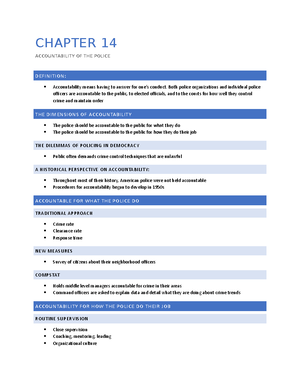 Chapter 13 Police Corruption - CHAPTER 13 POLICE CORRUPTION DEFINITION ...