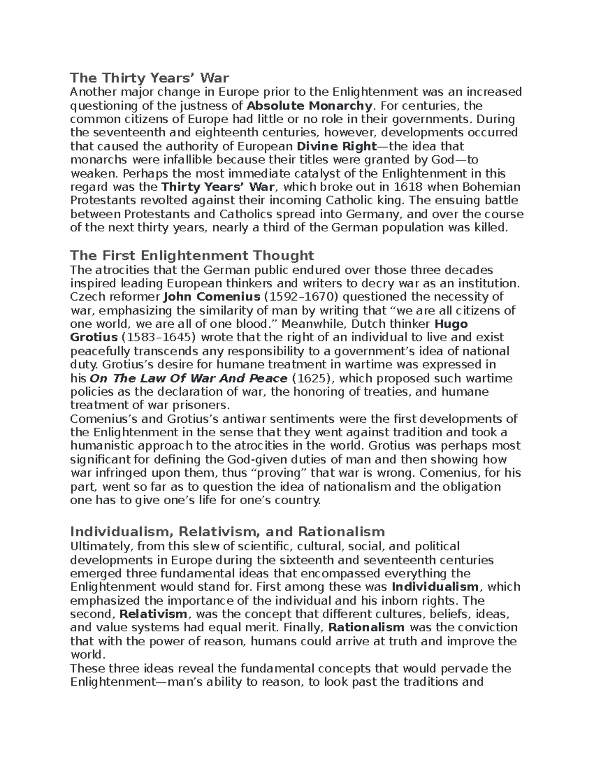 The Thirty Years - Hensley's class - The Thirty Years’ War Another ...