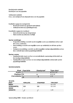 [Solved] wat is externe validiteit - Onderzoeks- en ...