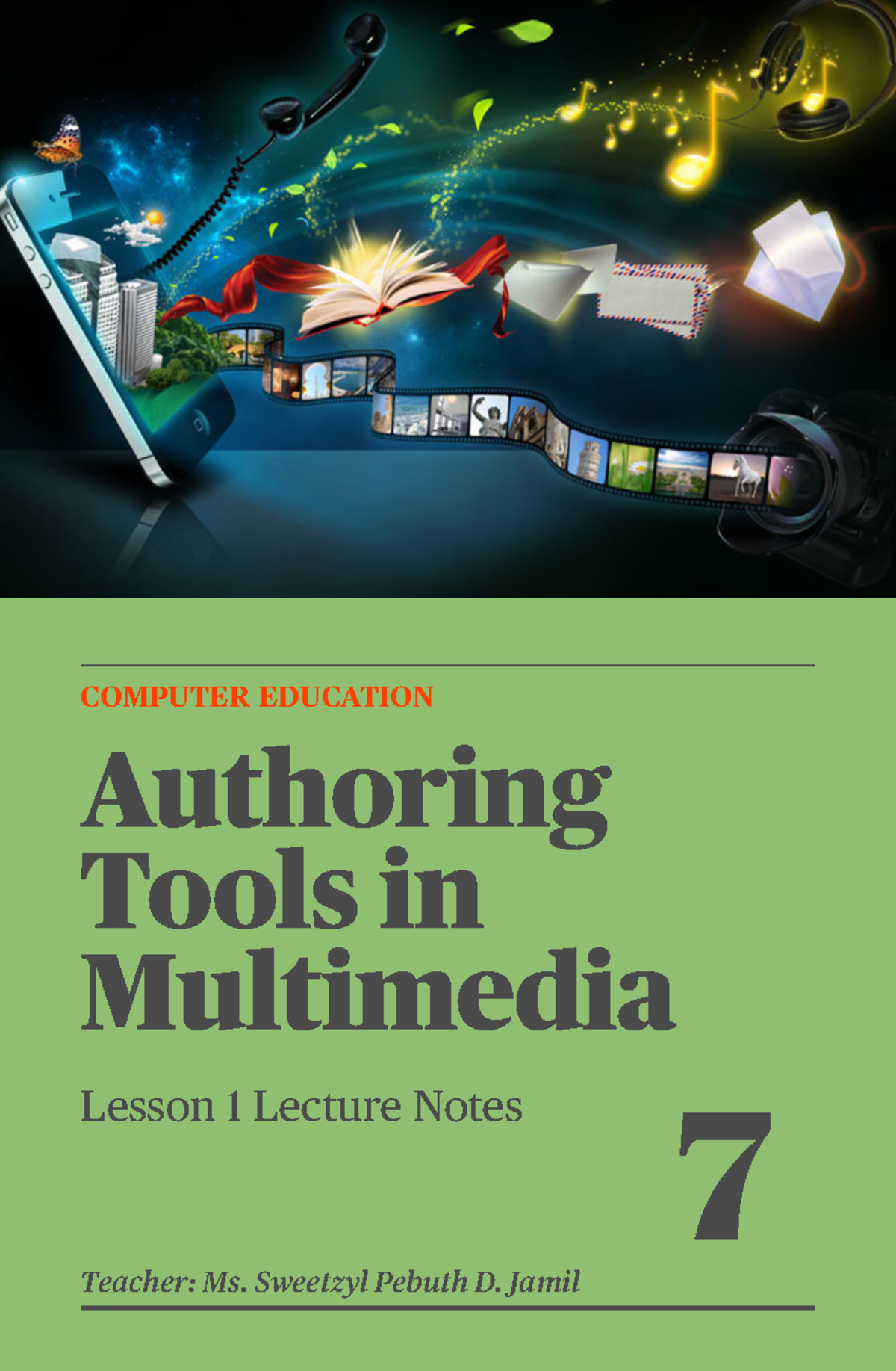 Lesson 1 - Week 1: Computer Education - COMPUTER EDUCATION Authoring ...