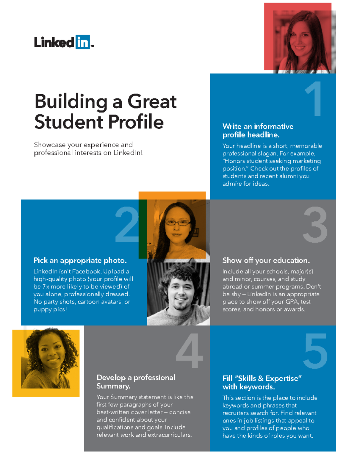 Tip Sheet Buildinga Great Profile - Write an informative profile ...