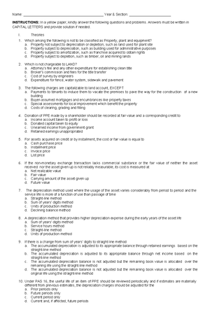 PPE Quiz - QUIZ - Name: __________________________________________ Year ...